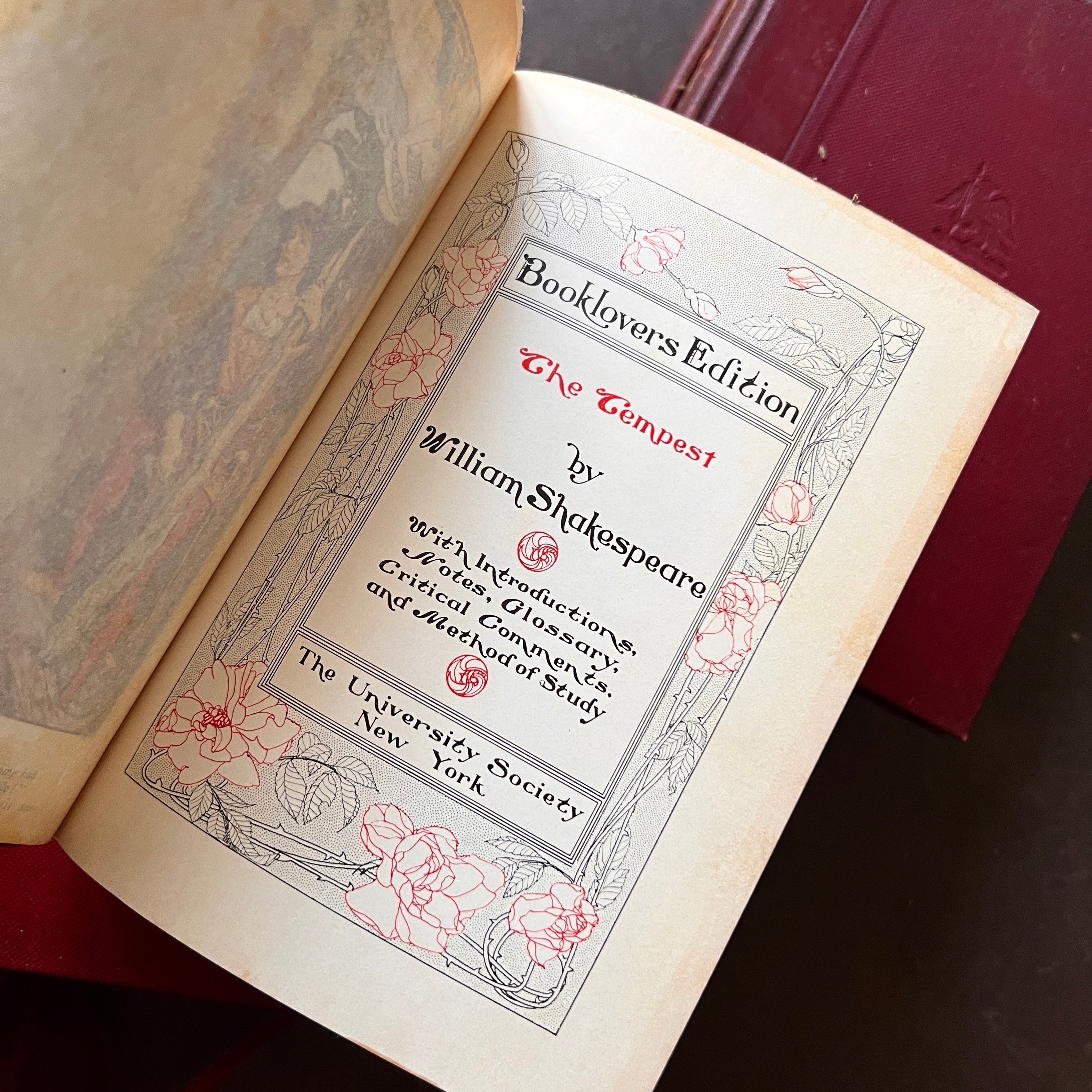 1901 - William Shakespeare Immortals Edition – Honey Bee Mill