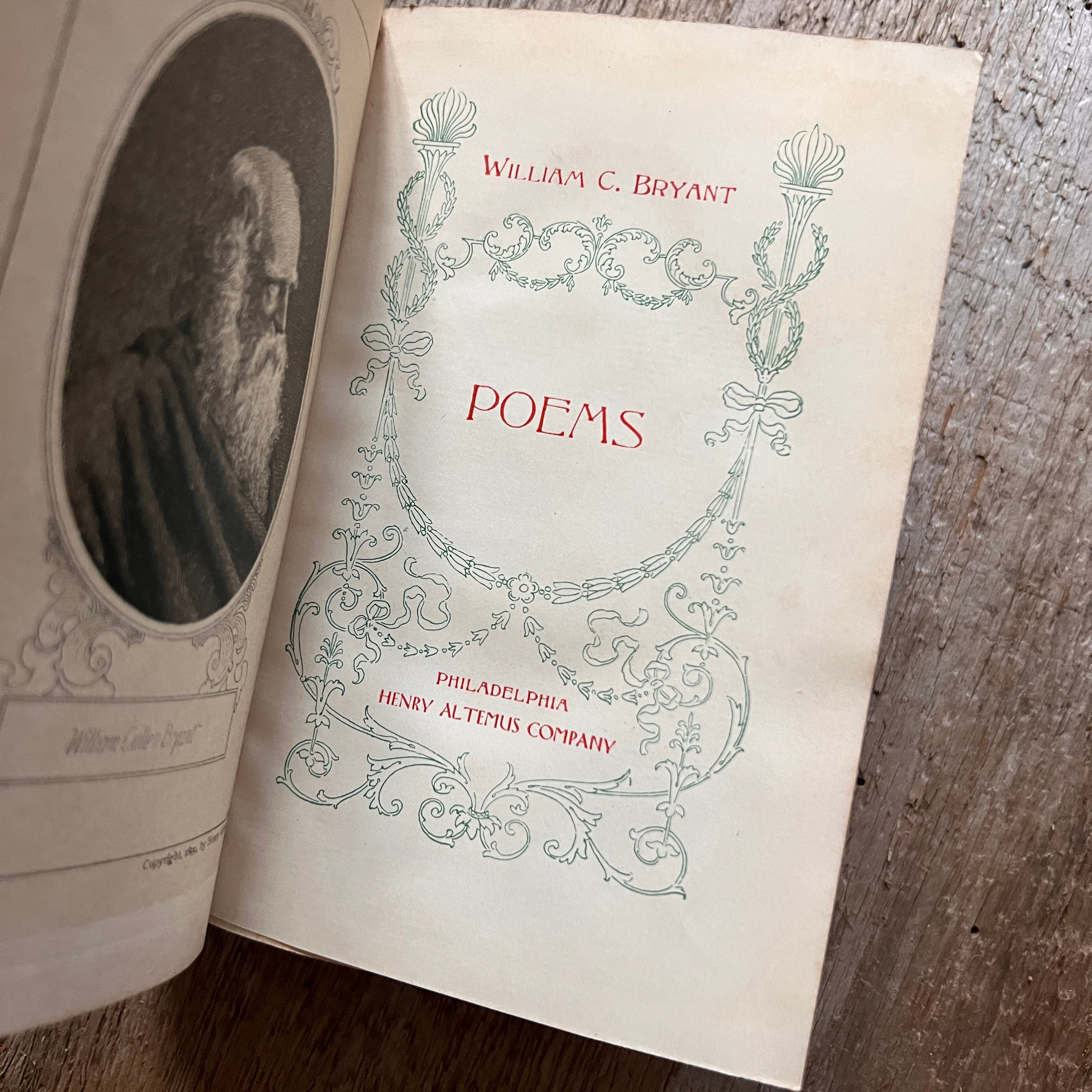 1900 - Poems By Bryant – Honey Bee Mill