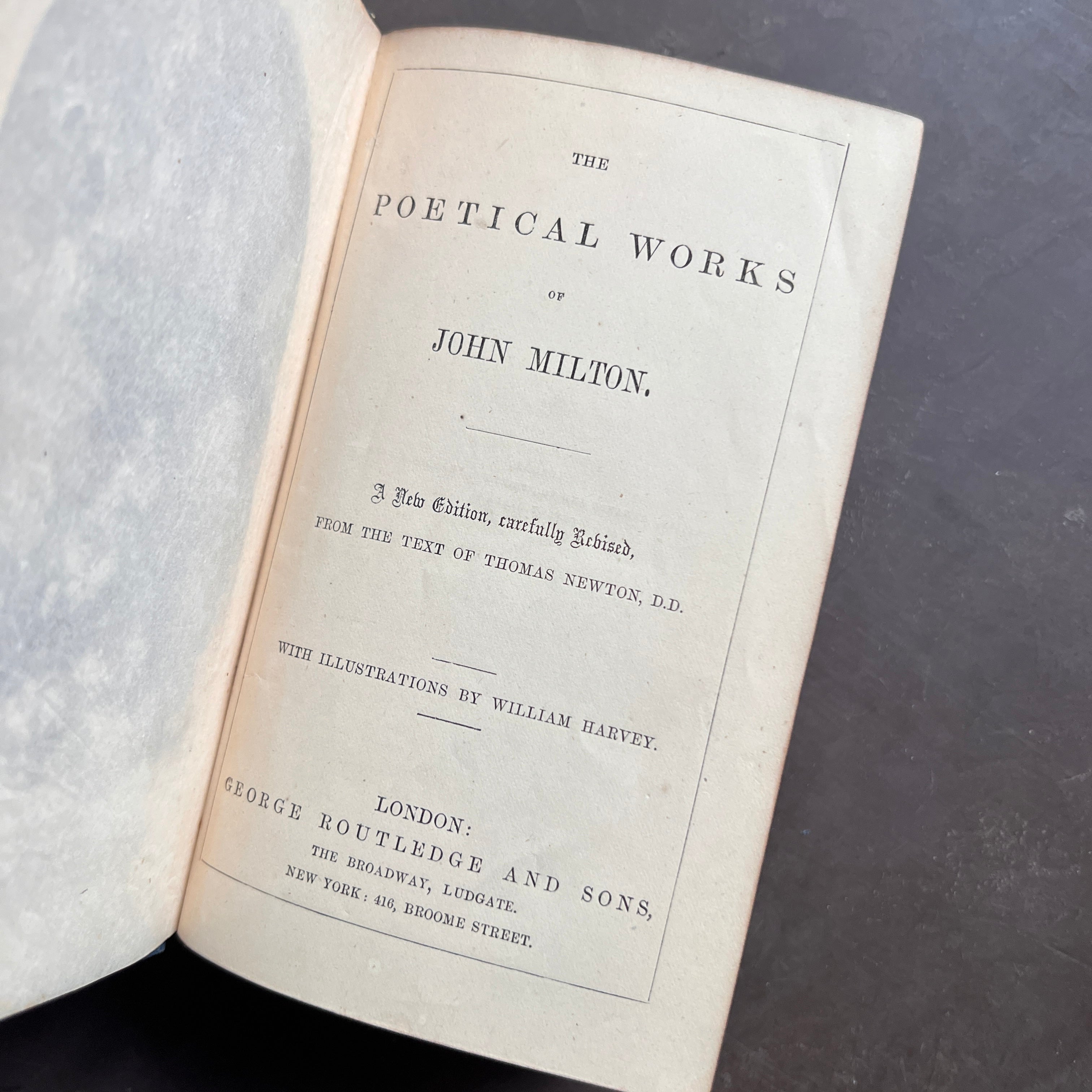 c.1850s- The Poetical Works of John Milton – Honey Bee Mill
