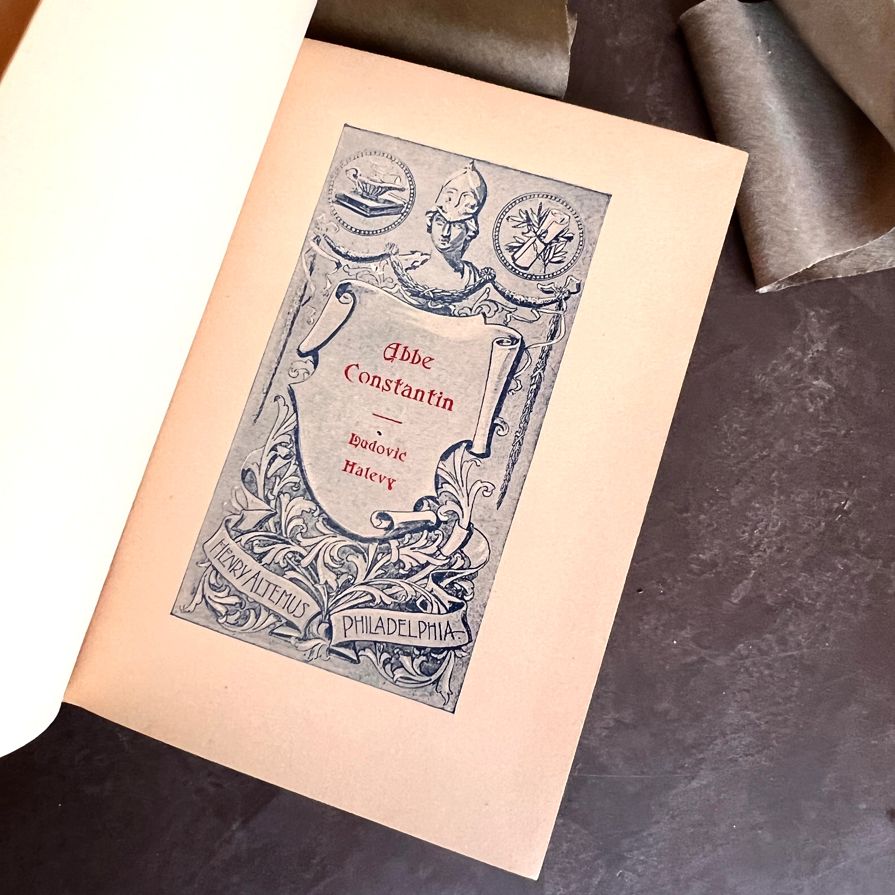 1897 - The Abbe Constantin (Henry Altemus Publisher Decorative Small-B ...