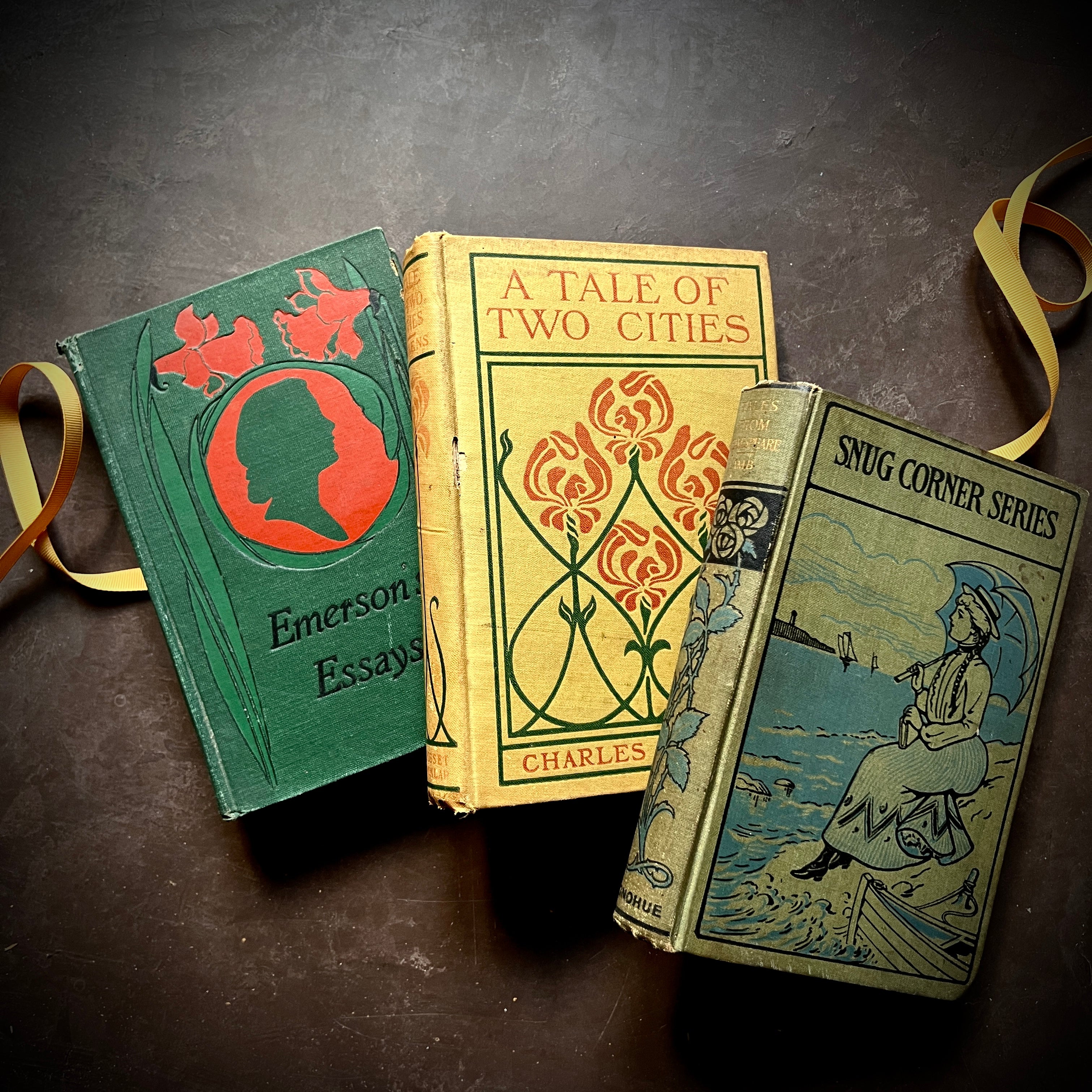 Vintage Floral Spine Book Bundle – Honey Bee Mill