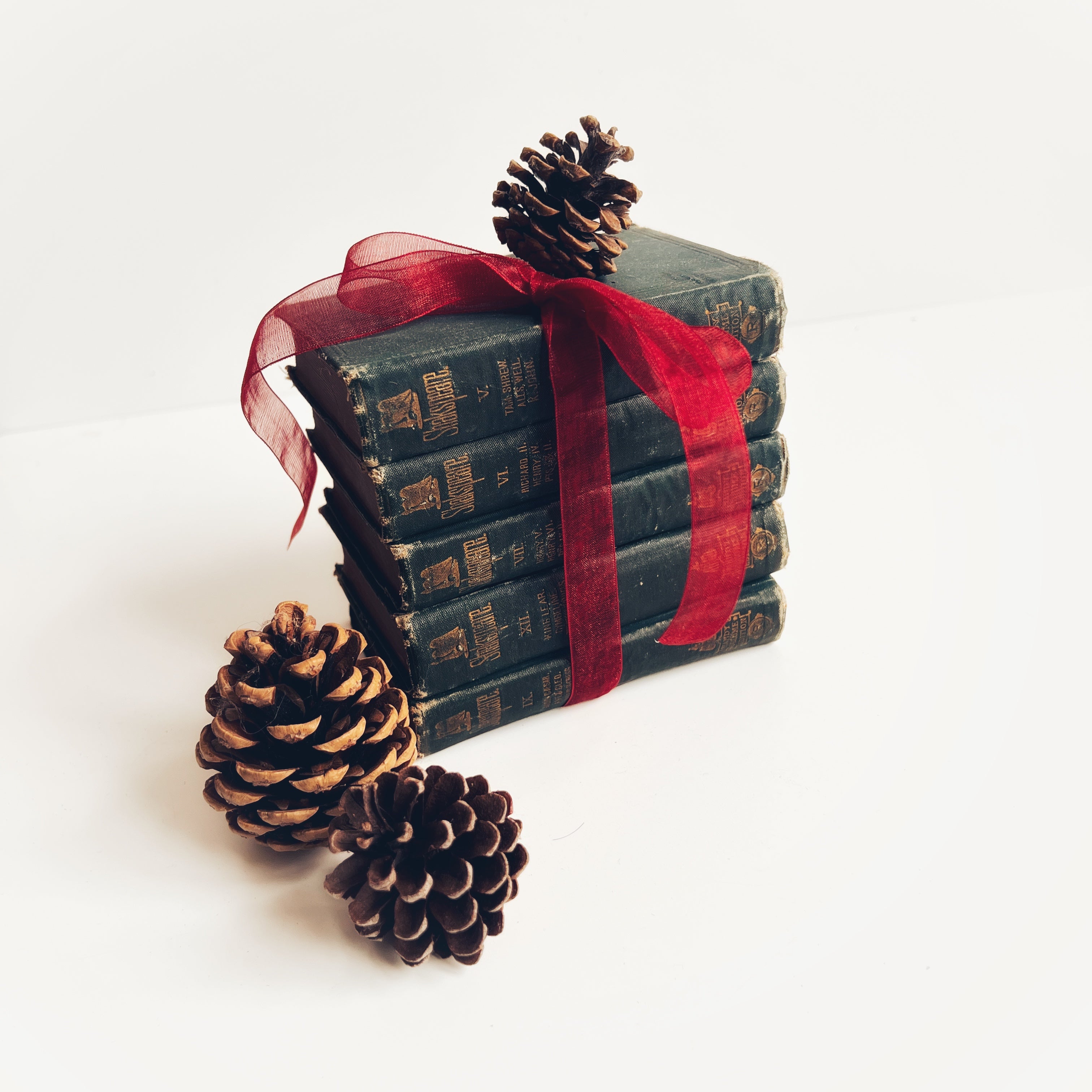Antique Shakespeare Miniature Book Bundle (Set of 5) | Distressed Gree ...