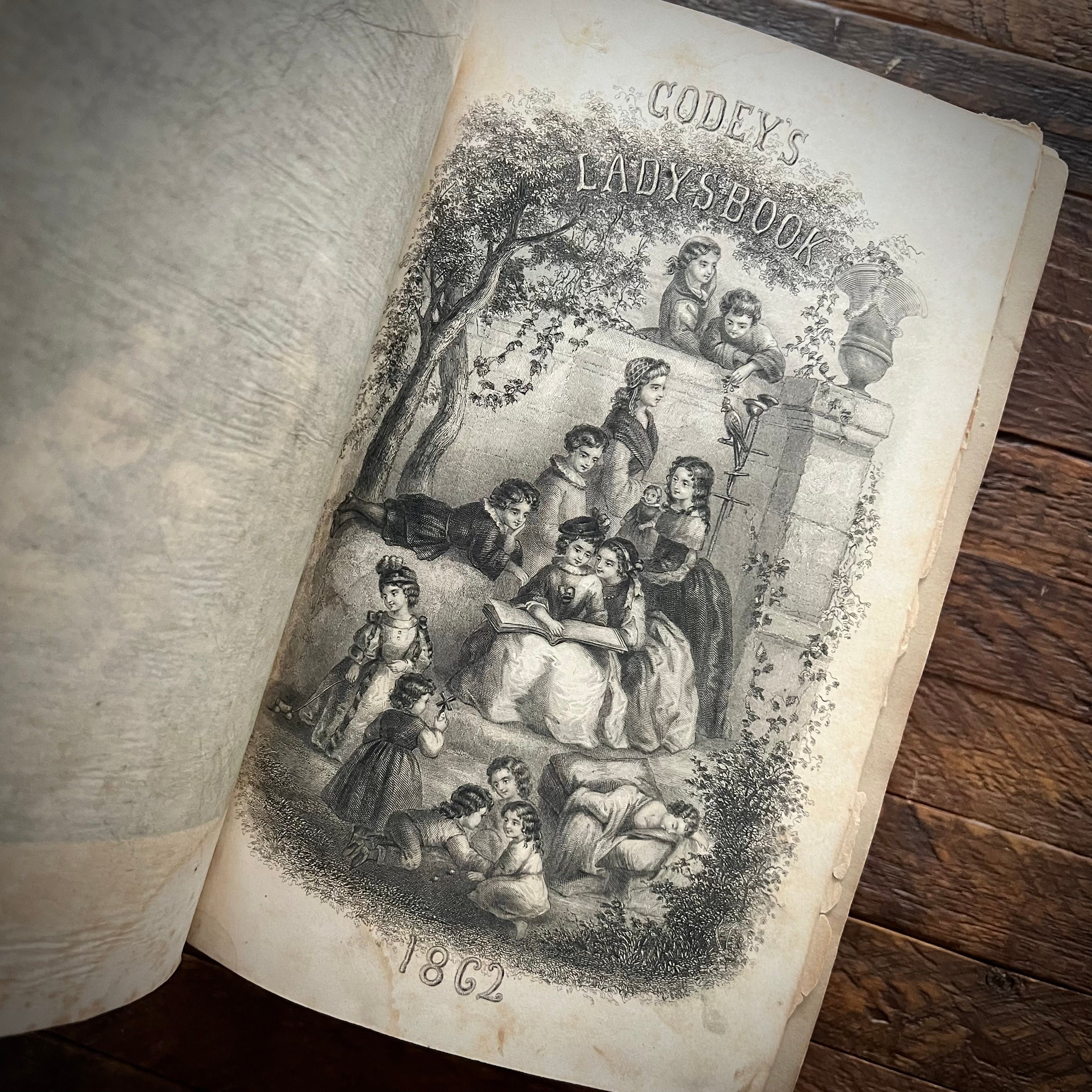1862 - Godey’s Lady’s Book – Honey Bee Mill