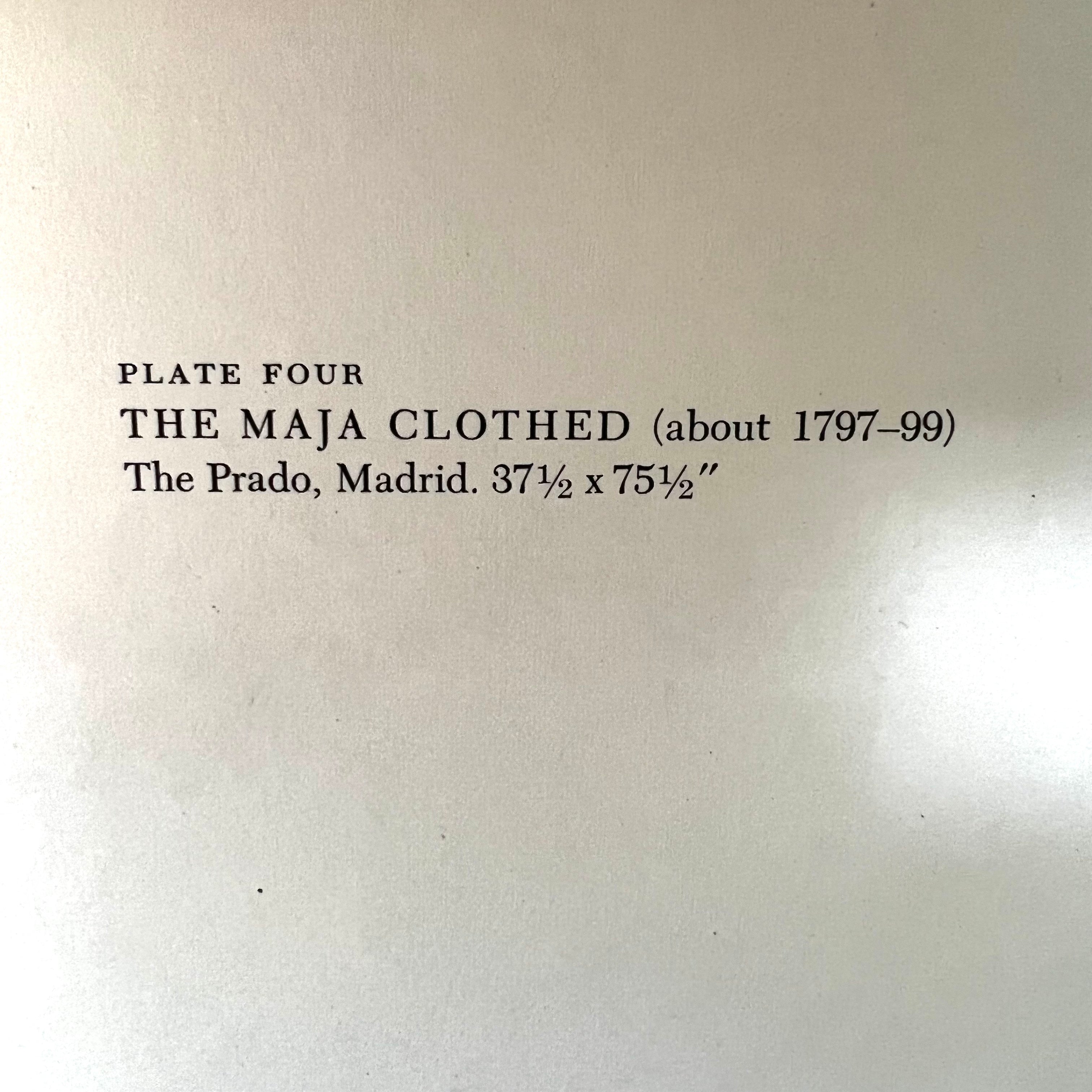 1954 - Goya’s- The Maja Clothed – Honey Bee Mill
