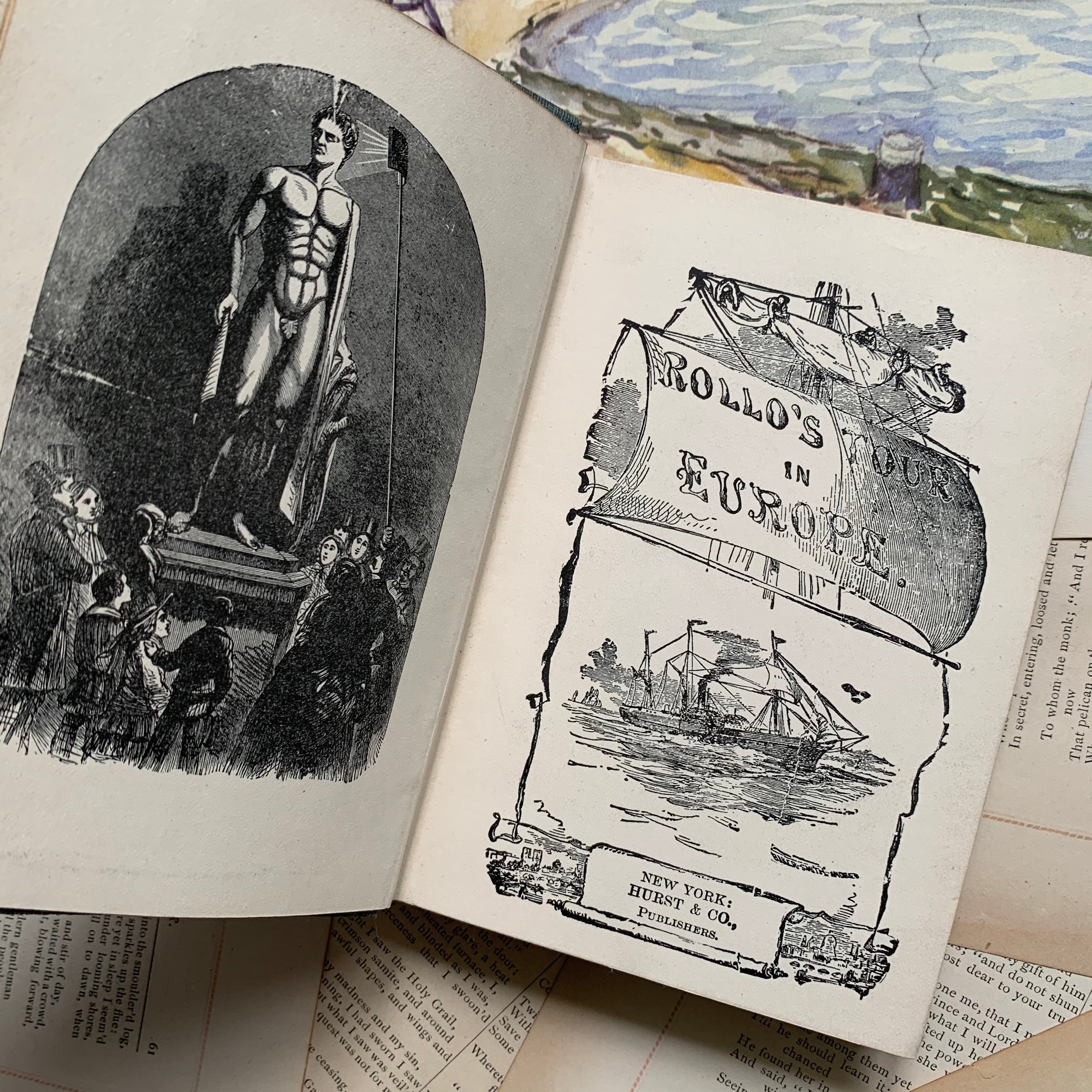 1858 - Rollo in Rome, First Edition – Honey Bee Mill