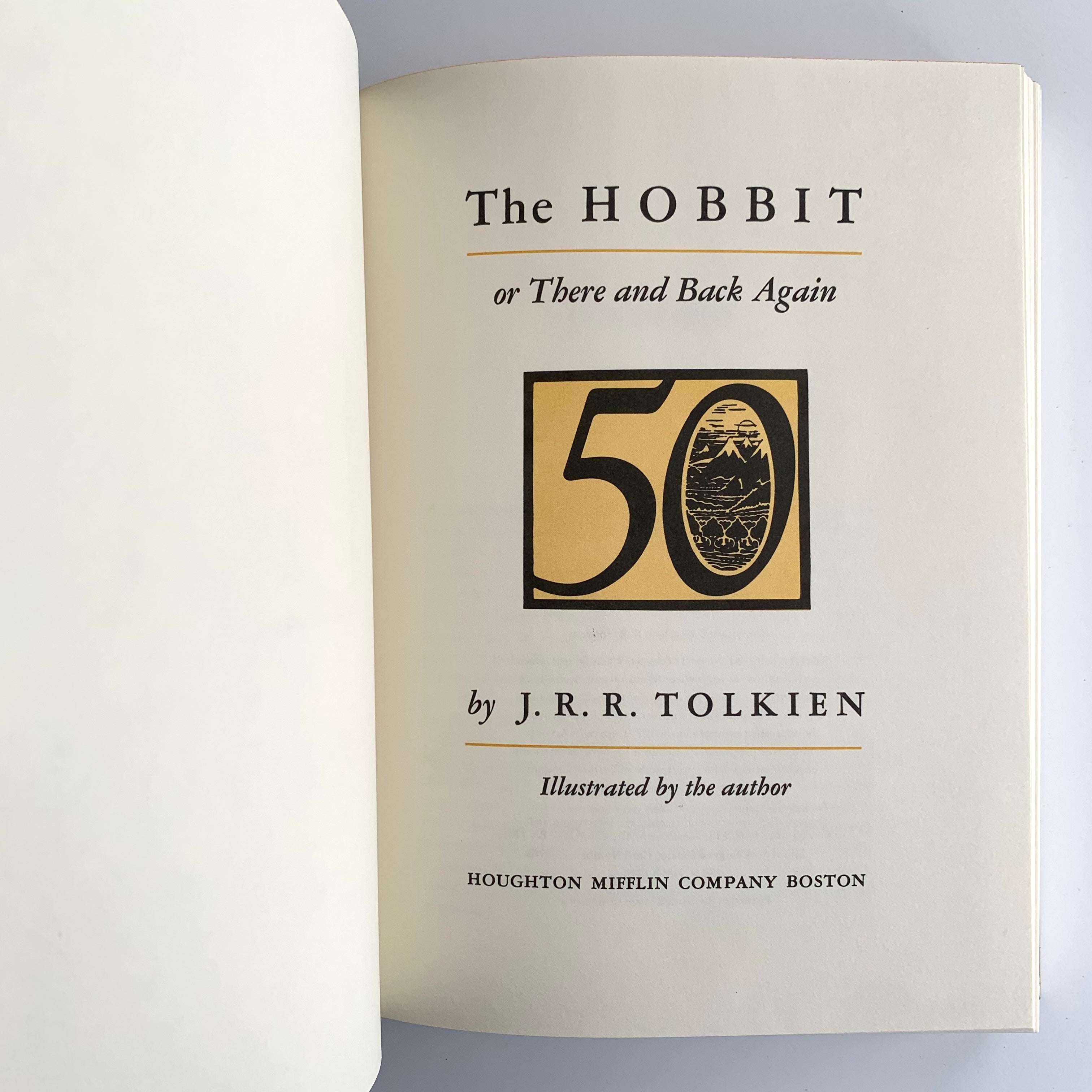 1987 - The Hobbit, Gold 50th Anniversary Edition – Honey Bee Mill