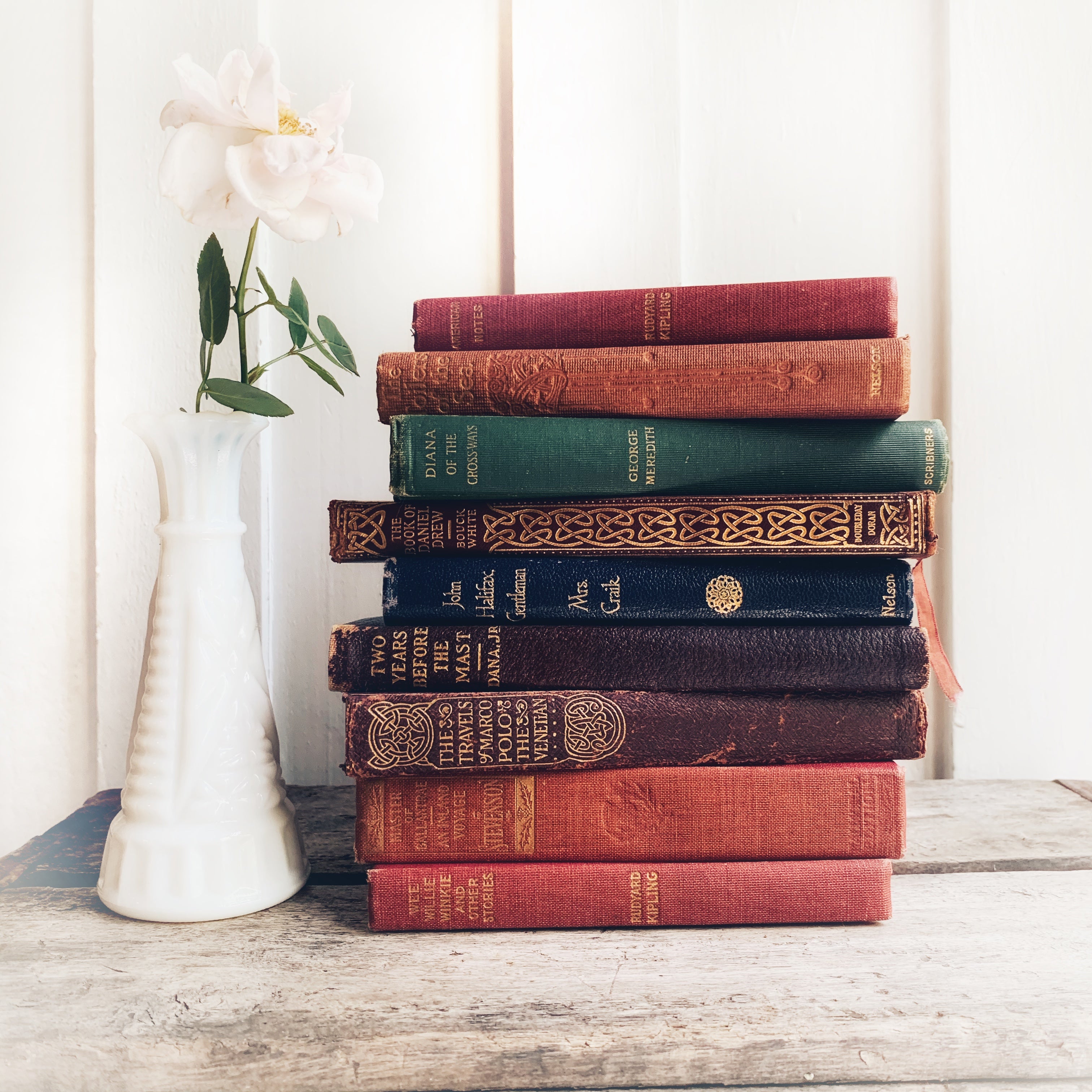 Antique Small Book/ Novel Collection – Honey Bee Mill