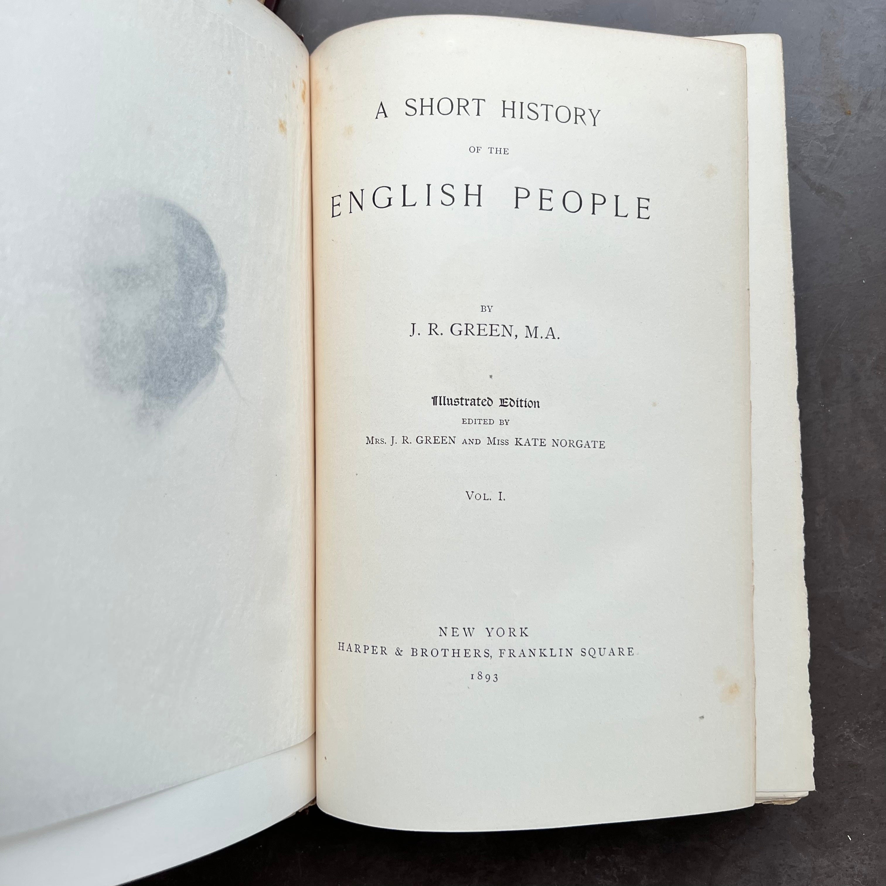 1893 - A Short History of the English People – Honey Bee Mill