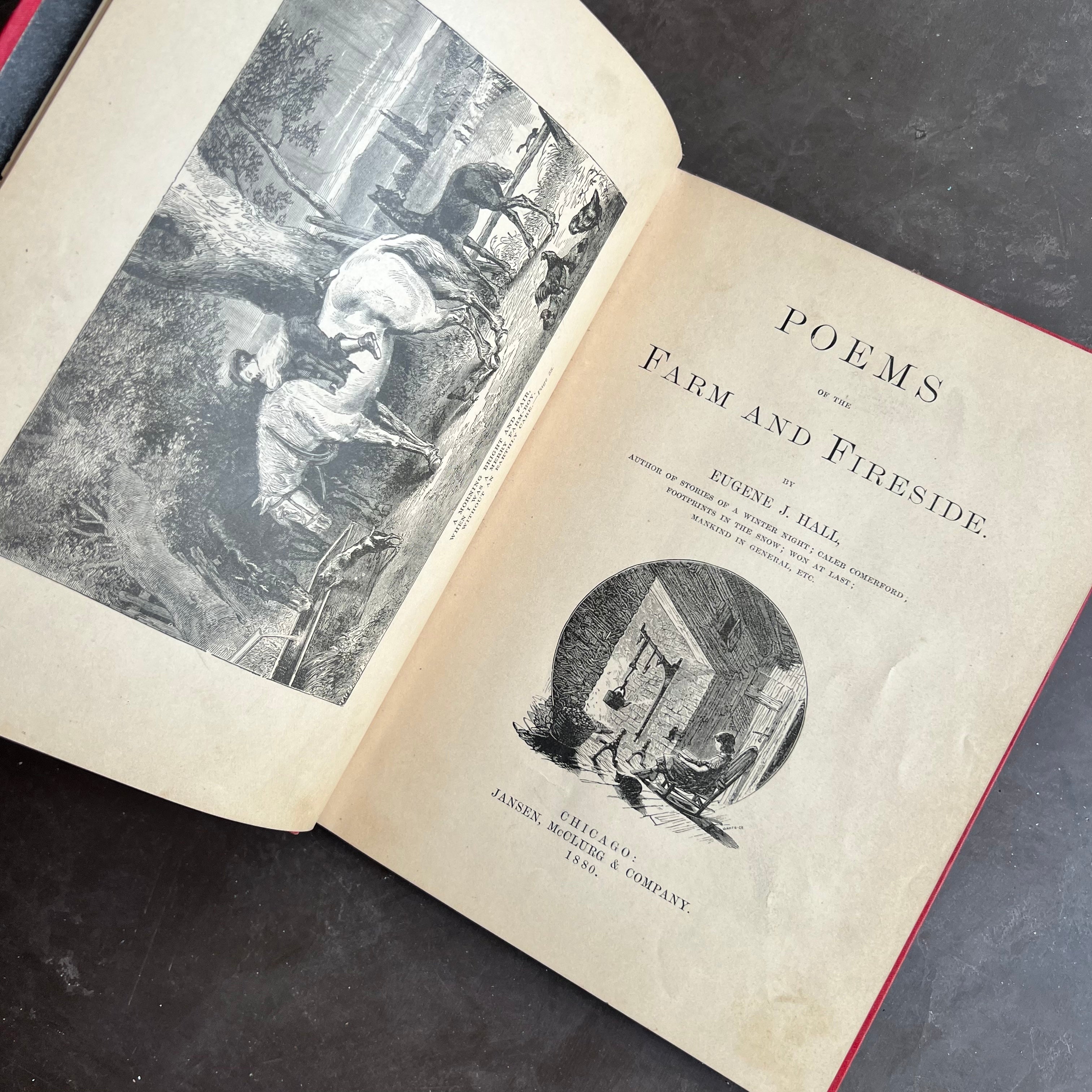 1880 - Poems of the Farm and Fireside – Honey Bee Mill