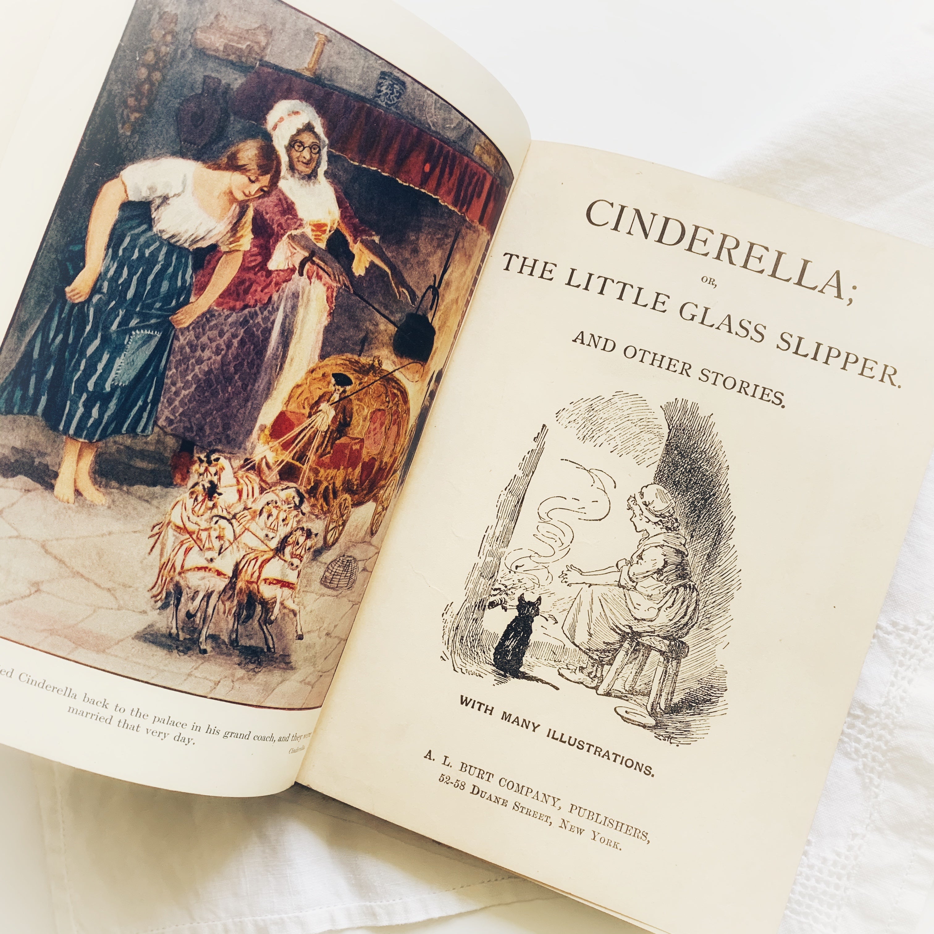 c.1900 - Cinderella Or The Little Glass Slipper and Other Stories ...