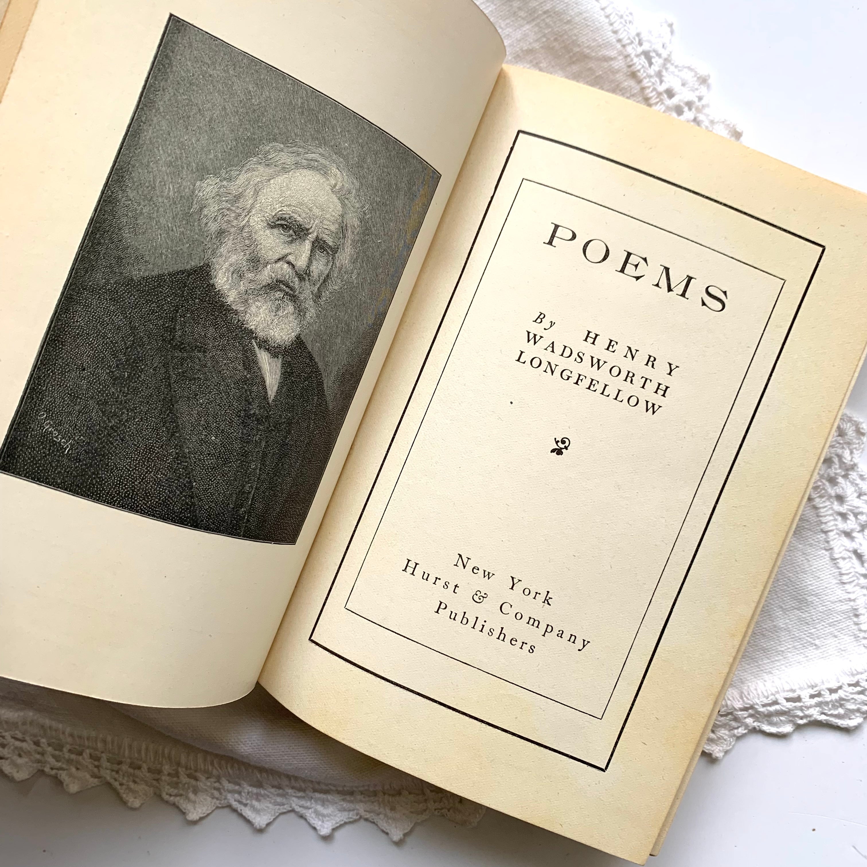 c.1900 - Poems By Henry Wadsworth Longfellow – Honey Bee Mill