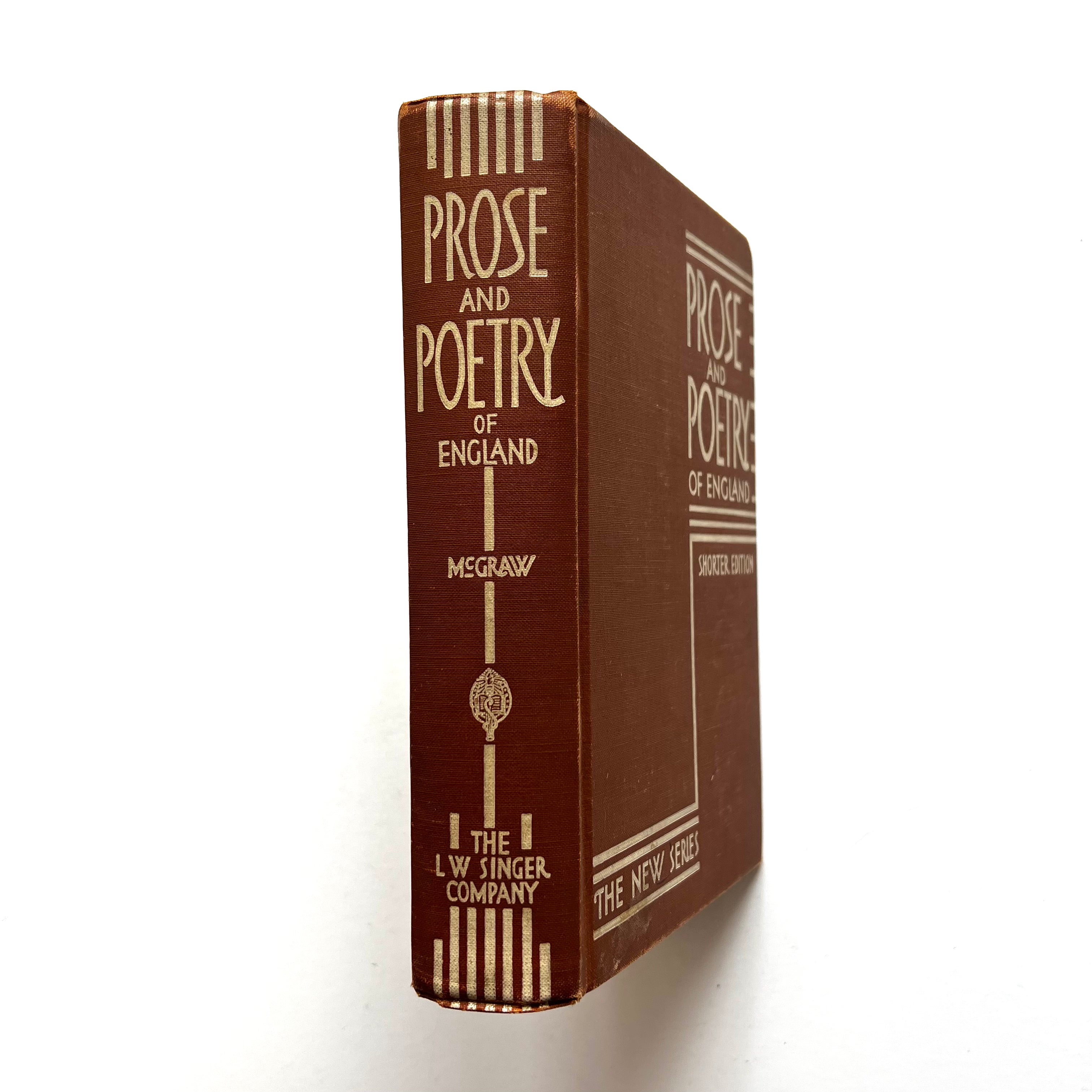 1935 - Prose and Poetry of England, Including A History of English Lit ...